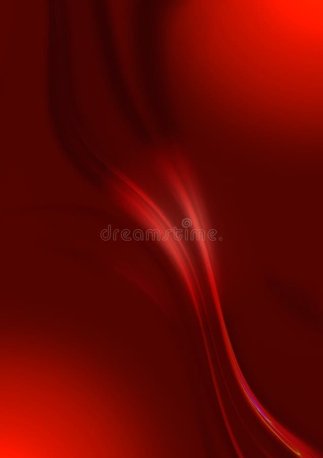 Red Illuminated Background with Falling Sparkling Red Waves Stock ...