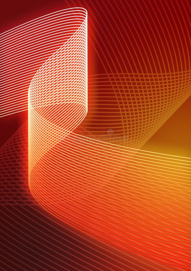 Red Illustration With Copy-space Picture. Image: 5257737