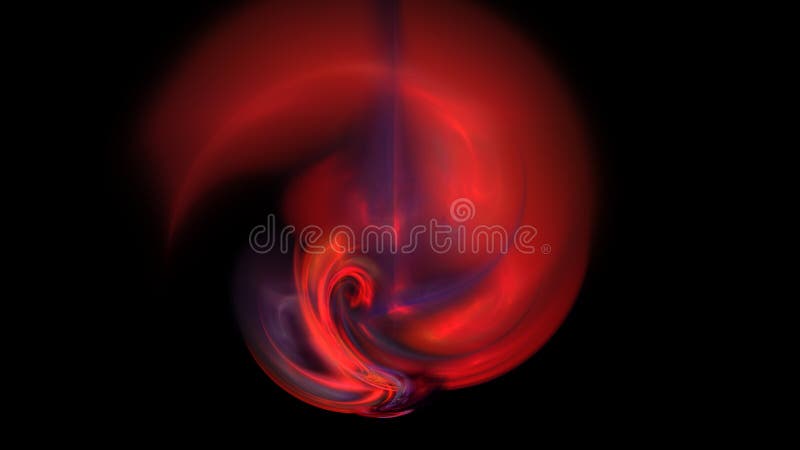 Red Inferno Wheel Abstract 3d Background Stock Illustration ...