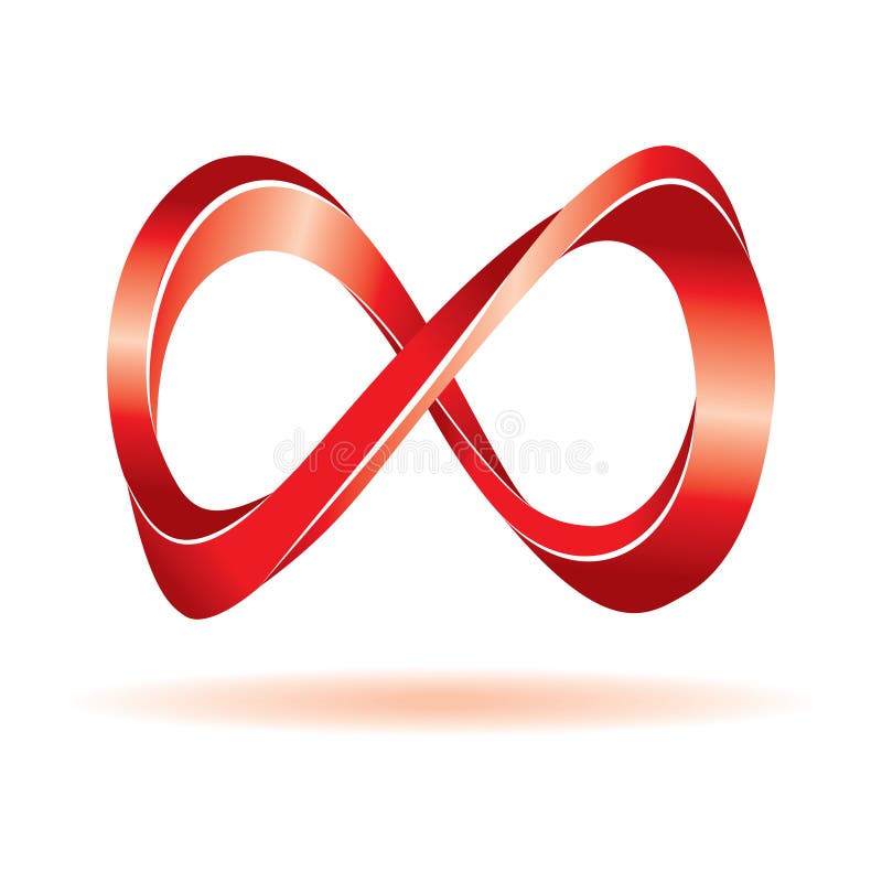 Infinity sign stock illustration. Illustration of abstract - 41116889