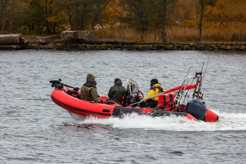 Red inflatable boat stock image. Image of inflatable - 97445241