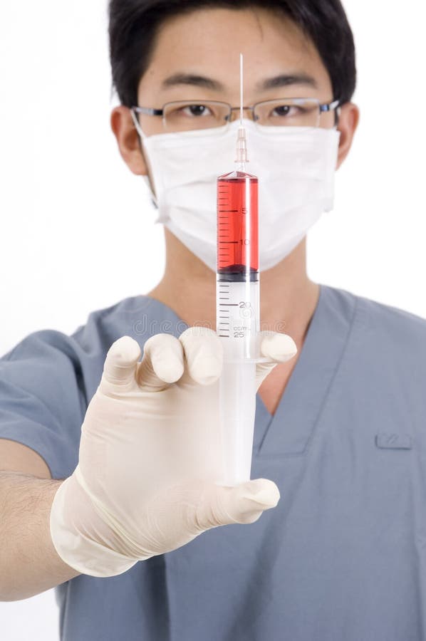Red Injection stock image. Image of mask, fear, face, doctor - 1064569