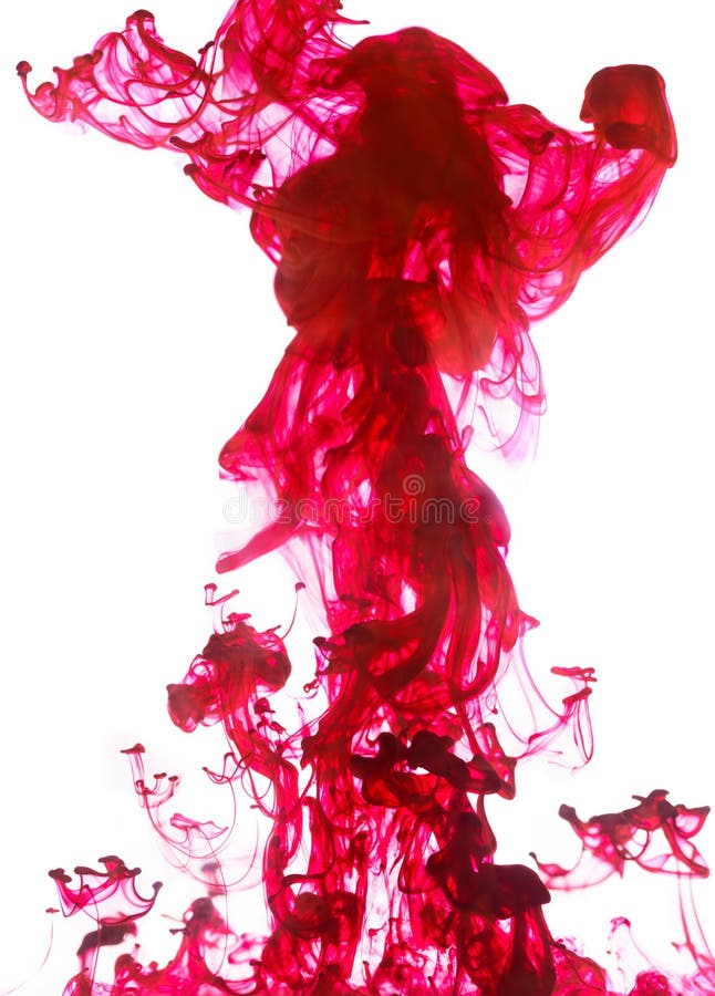 Red ink stock image. Image of structure, chemistry, isolated - 77488495