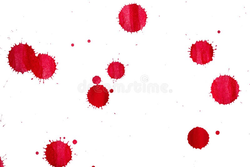 Red Ink drop splash stock illustration. Illustration of decoration ...