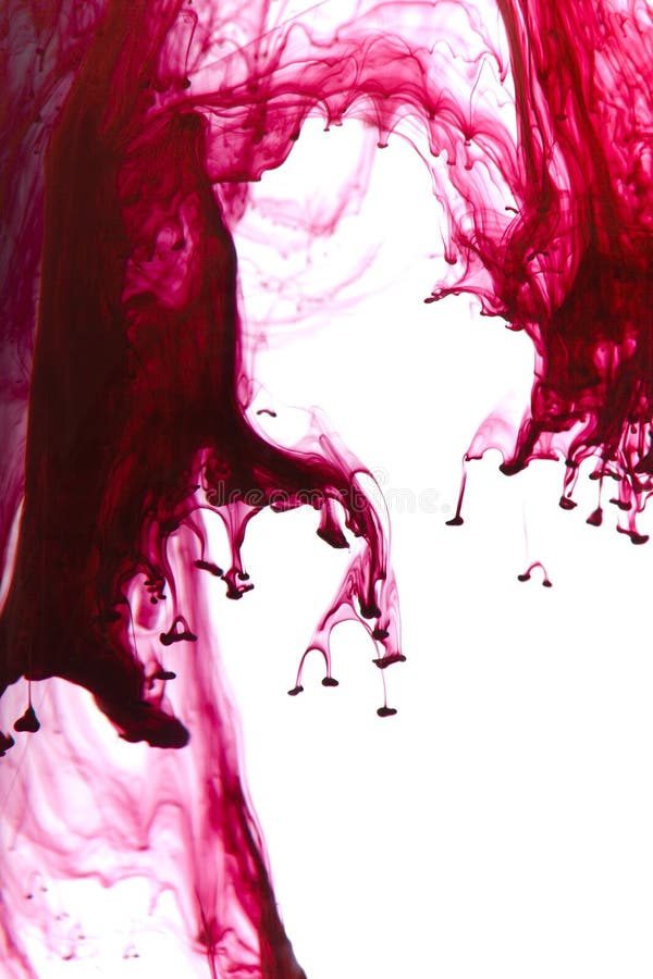 Red Ink drops stock image. Image of abstract, chemical - 10402785