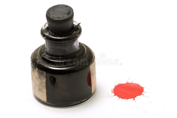 Red ink spot stock photo. Image of drops, spots, inks - 13536384