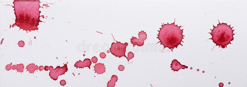 Red ink spots stock image. Image of structure, blob, bead - 45302647