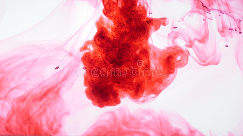 Red ink in water. Abstract stock photo. Image of chemical - 92282596