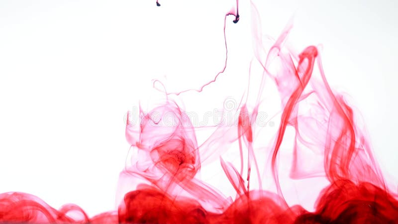 Red ink in water. Abstract stock photo. Image of pattern - 92285666