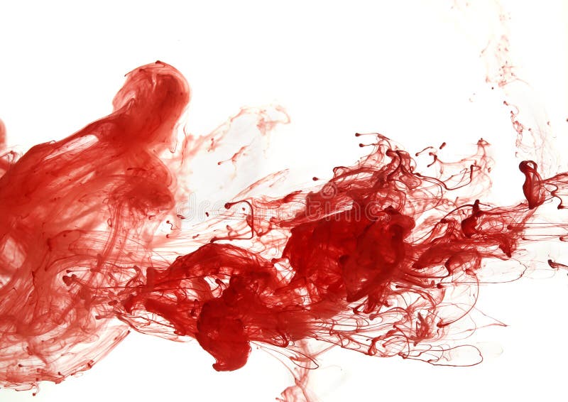 Red ink into the water stock photo. Image of abstract - 99268382