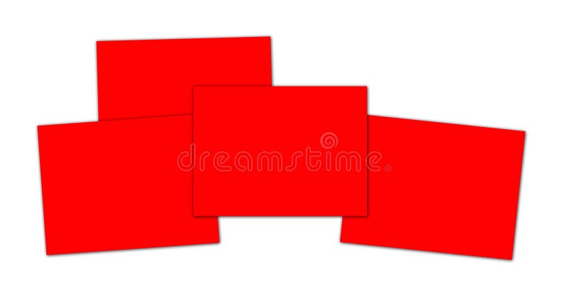 Red Insert Report or Screenshoot Blank Template for Presentation ...