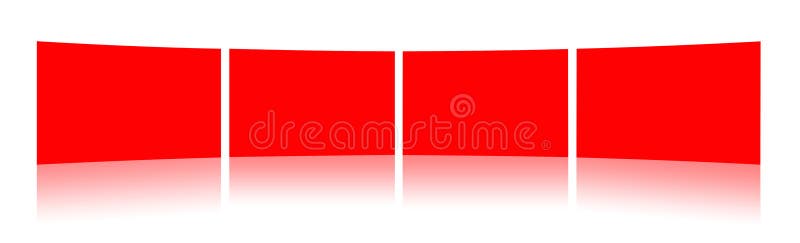 Red Insert Report or Screenshoot Blank Template for Presentation ...