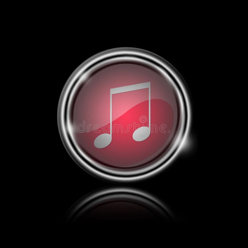 Red interface button stock illustration. Illustration of sphere - 11826457