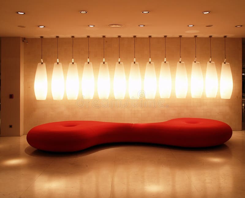 Red Interior Ambience Light Stock Photo - Image of enjoy, architecture ...