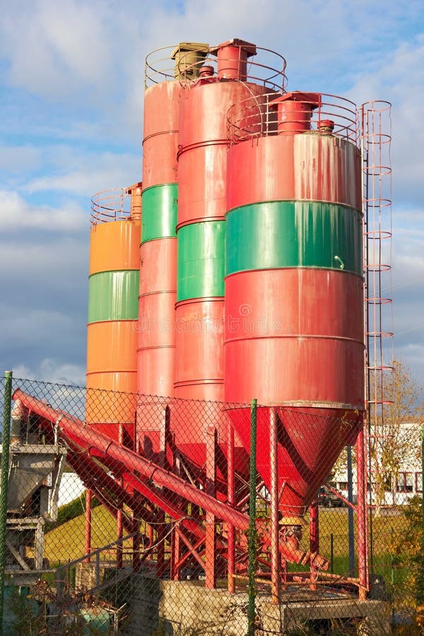 Iron Containers To Oil Storage Stock Photo - Image of goods, honey ...