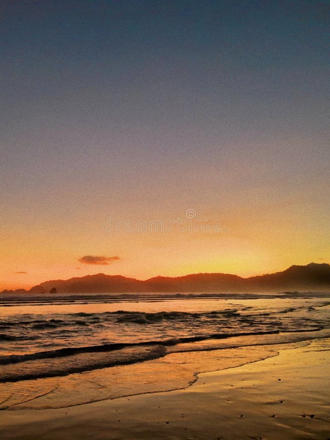 Red Island Banyuwangi Sunrise of Java Stock Image - Image of island ...