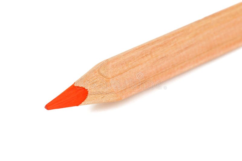Red isolated pencil stock photo. Image of isolated, single - 107809680