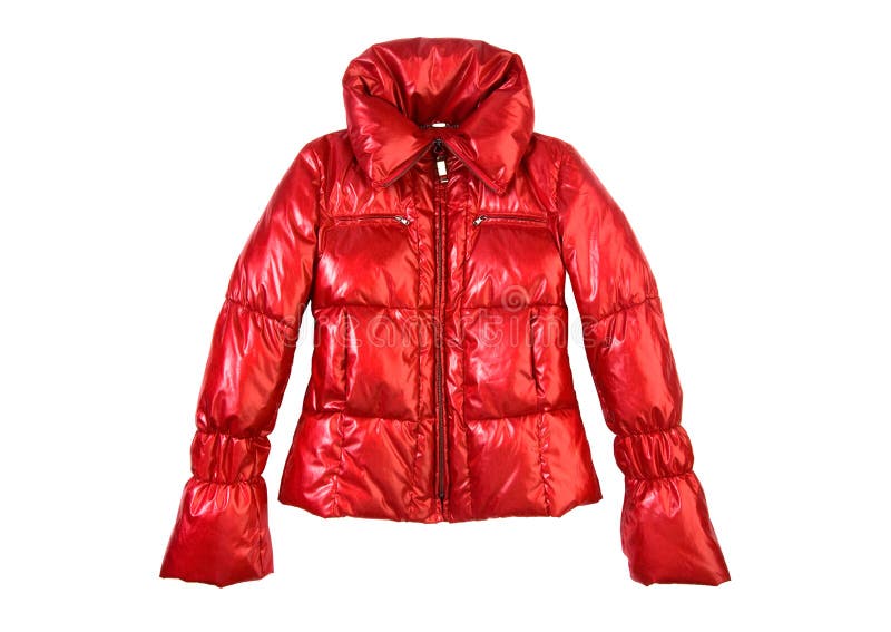 Red jacket stock image. Image of clothing, protection - 16902567
