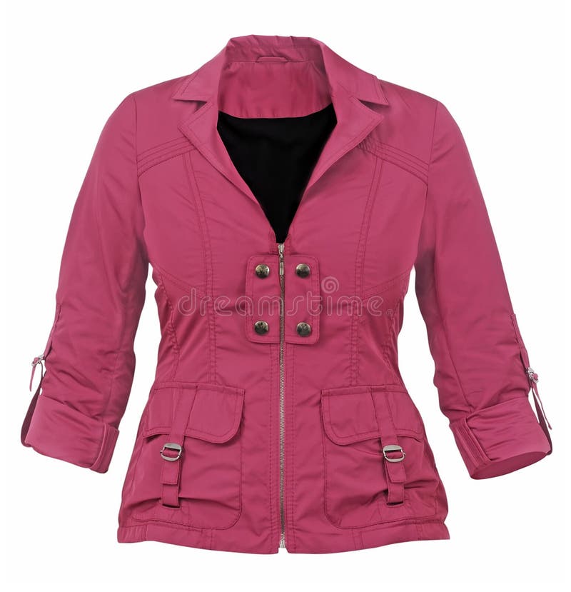 Red jacket stock photo. Image of beauty, apparel, collar - 33725078