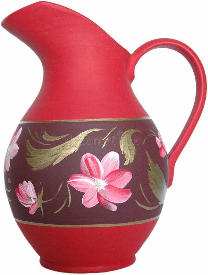 Red Jar stock photo. Image of beauty, empty, outline, object - 34574