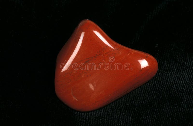 Jasper Stone and Quartz Veins on White Background. Stock Image - Image ...