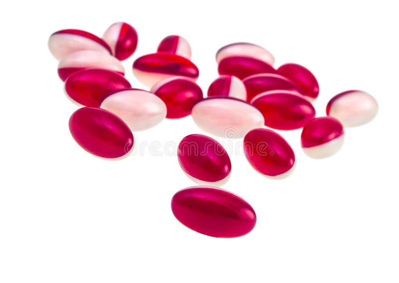 Red Jel Caps Medicine stock photo. Image of dose, cost - 94825372