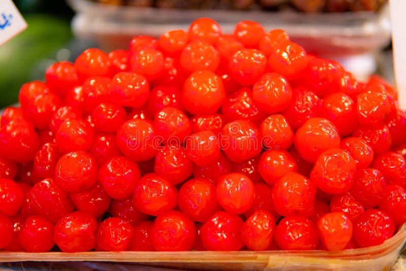 Red Jello Dessert with Berry Fruit Homemade Dessert Stock Image - Image ...