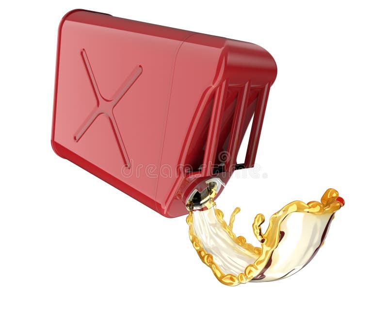 Gasoline Can Pouring