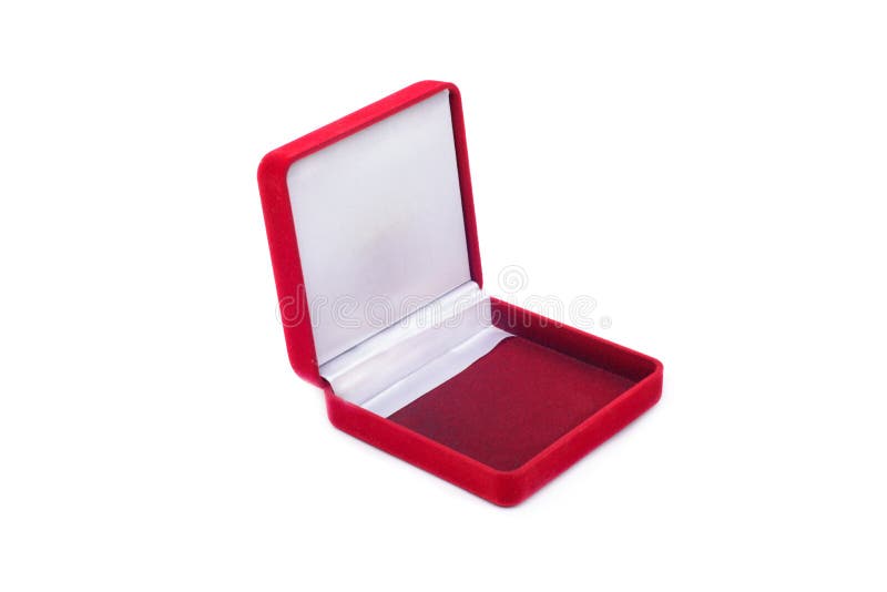 Red jewel box stock photo. Image of anniversary, empty - 31879786