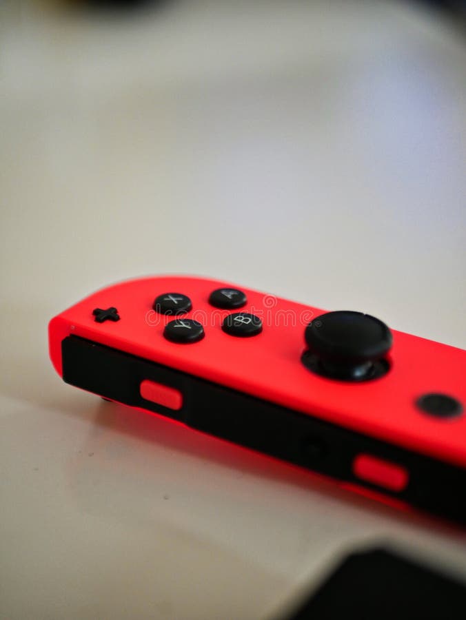Red joy con stock photo. Image of switch, nintendo - 165193866