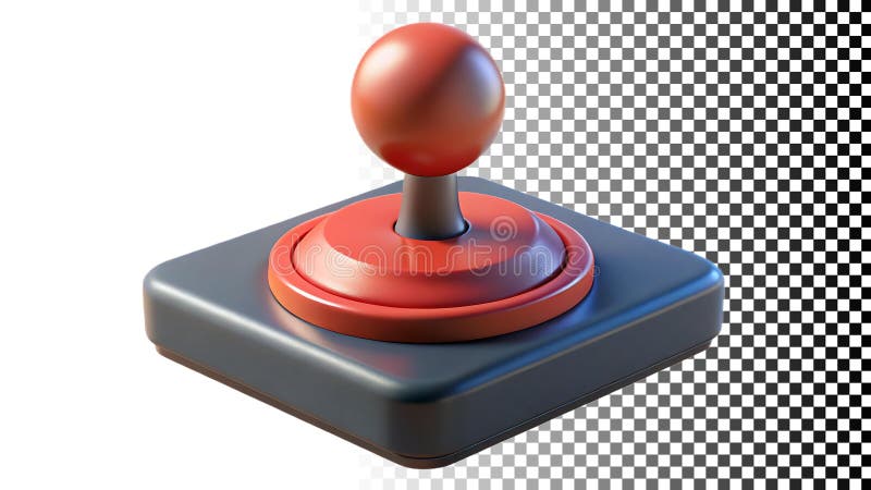 Red Joystick, Gaming and Video Game Controller Png Transparent Image ...
