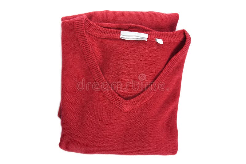 Red jumper stock image. Image of outfit, cotton, store - 12794873