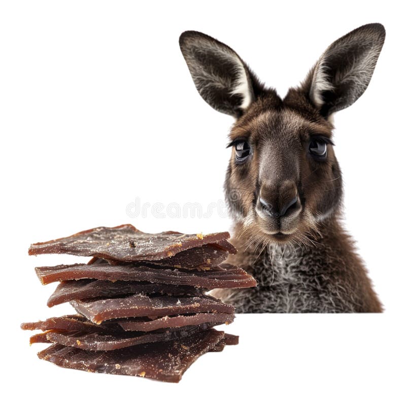 Red Kangaroo Animal on Transparent Background - Ai Generated Stock ...