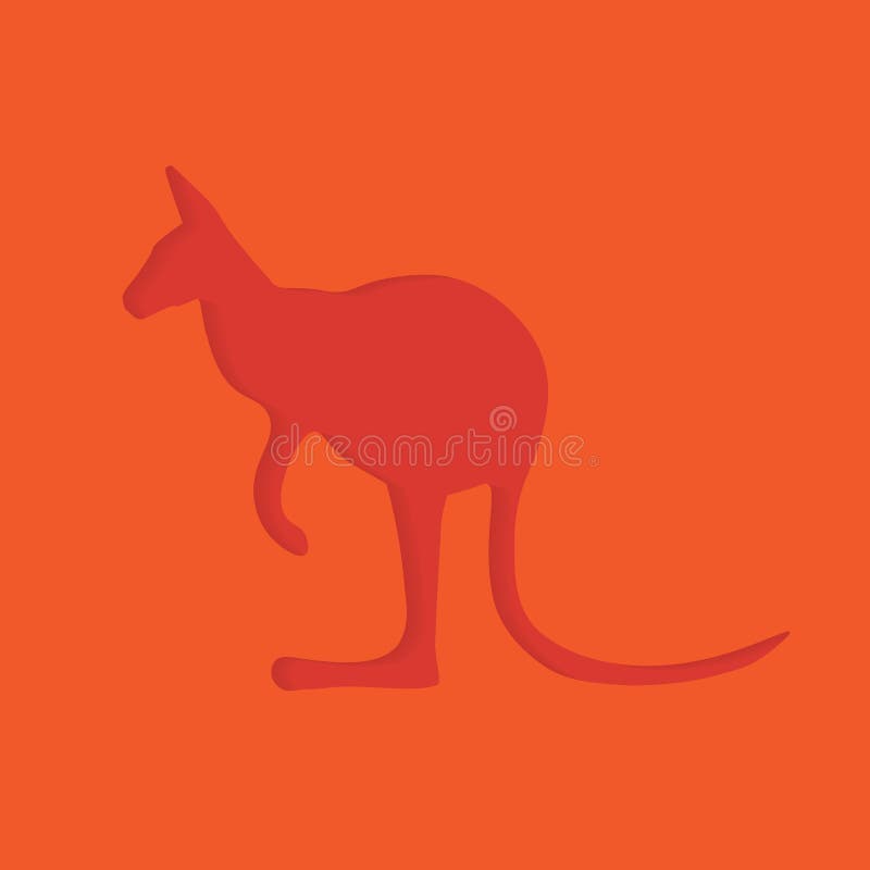 Kangaroo Icon, Outline Style Stock Vector - Illustration of jump ...