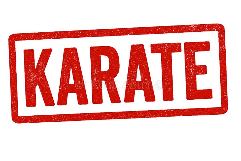 Karate Text Red Background Stock Illustrations – 148 Karate Text Red ...