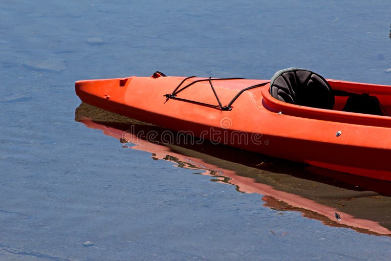 Red Kayak stock photo. Image of daylight, outside, water - 25354150