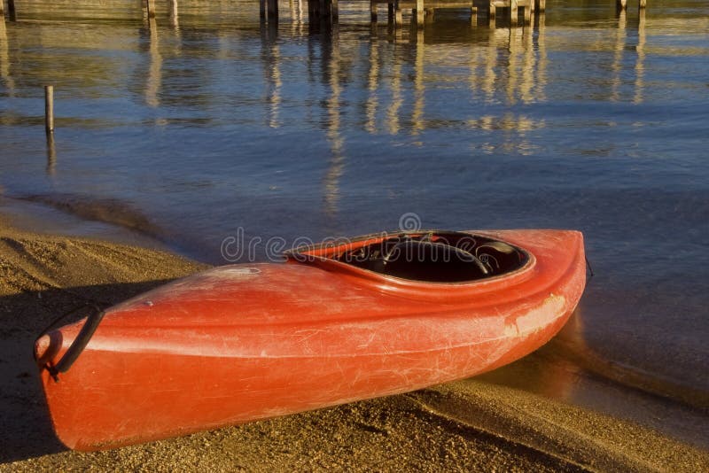 Red Kayak Picture. Image: 3927357