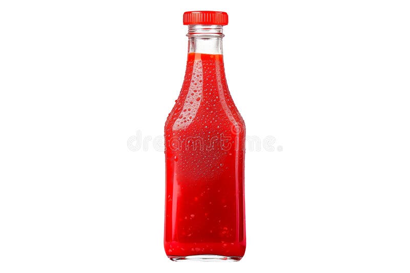 Red Tomato Ketchup Bottle Transparent Background Ai Generated Stock ...