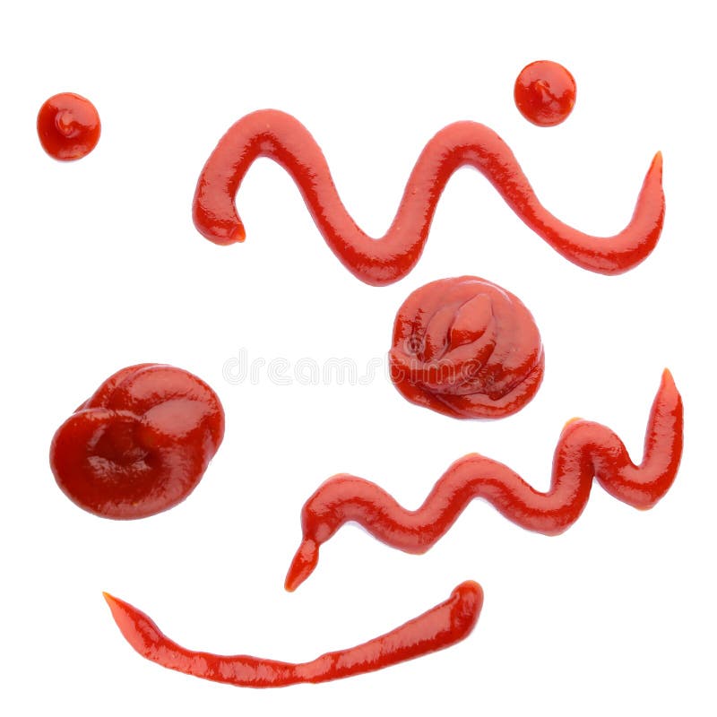 Red ketchup splashed stock image. Image of sauce, drop - 122840379