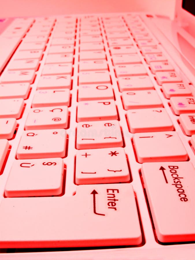 Red keyboard stock photo. Image of caution, attention - 13974990