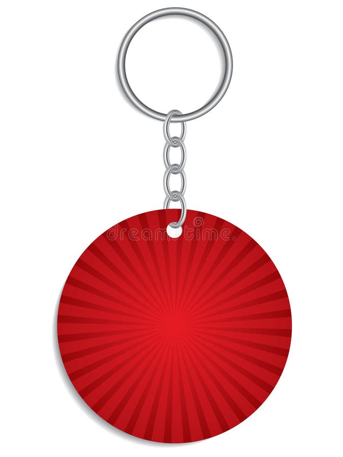 Red Keyholder stock vector. Illustration of customizable - 13160858