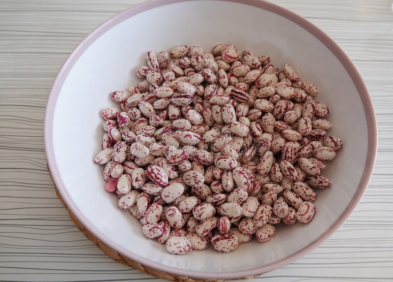 Red Kidney Beans in a Big Bowl Stock Image - Image of bowl, natural ...