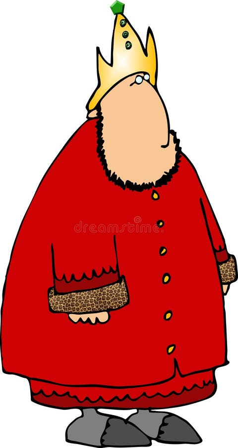 Red King stock illustration. Illustration of kingdom, crown - 292060