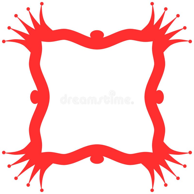 Red King Frame Border stock illustration. Illustration of edge - 92112060