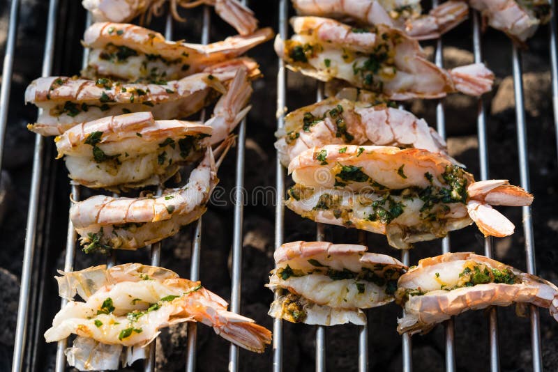 Red King Prawns stock image. Image of cuisine, fish - 224725887