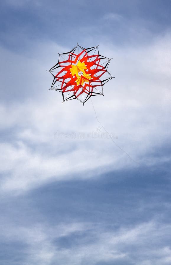Red kite in the sky stock image. Image of kite, star - 11582977