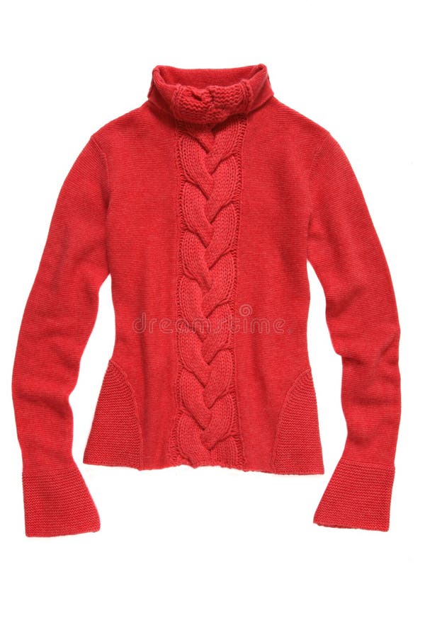 Red knit sweater stock image. Image of sweater, shopping - 11908541