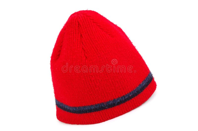 Knitted Cap, Scarf and Gloves Isolated on White Stock Photo - Image of ...