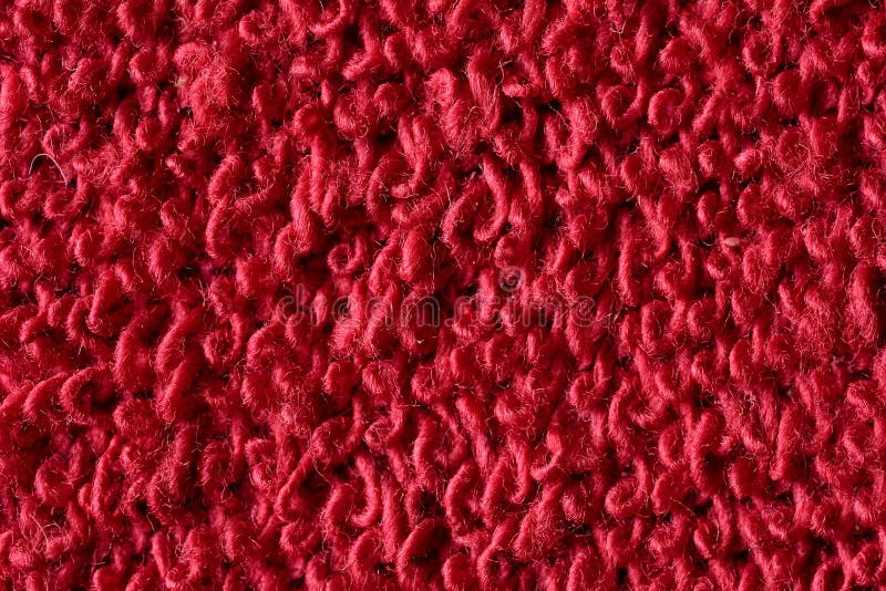 Red knitted fabric macro stock photo. Image of texture - 68396692