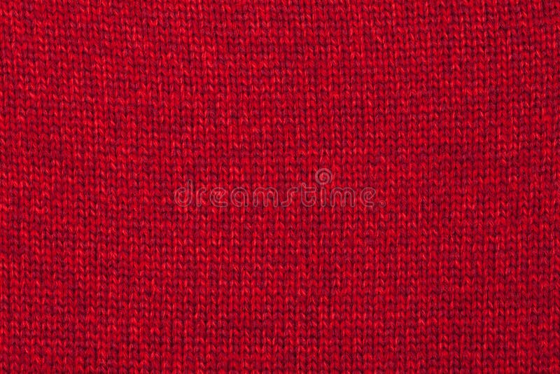 Red Knitted Melange Textile Pattern Stock Photo - Image of polyester ...
